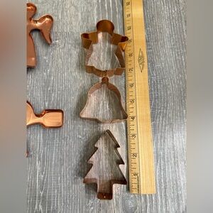 Other | Vintage Copper Coloured Metal Cookie Cutters X 8 | Poshmark